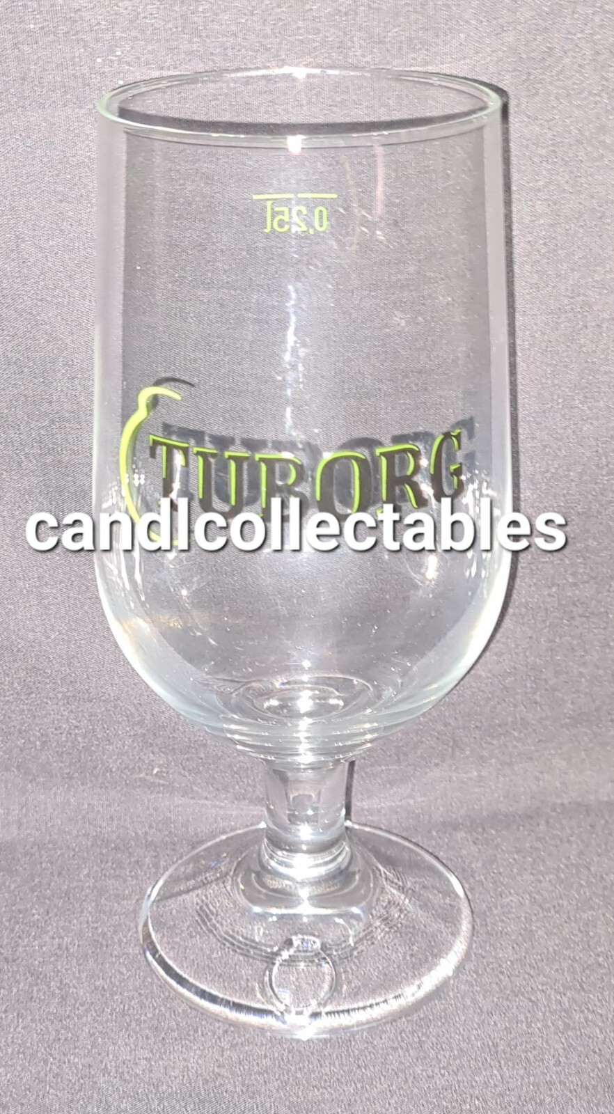 RARE COLLECTABLE 250ML TUBORG BEER GLASS IN GREAT USED CONDITION | eBay ...