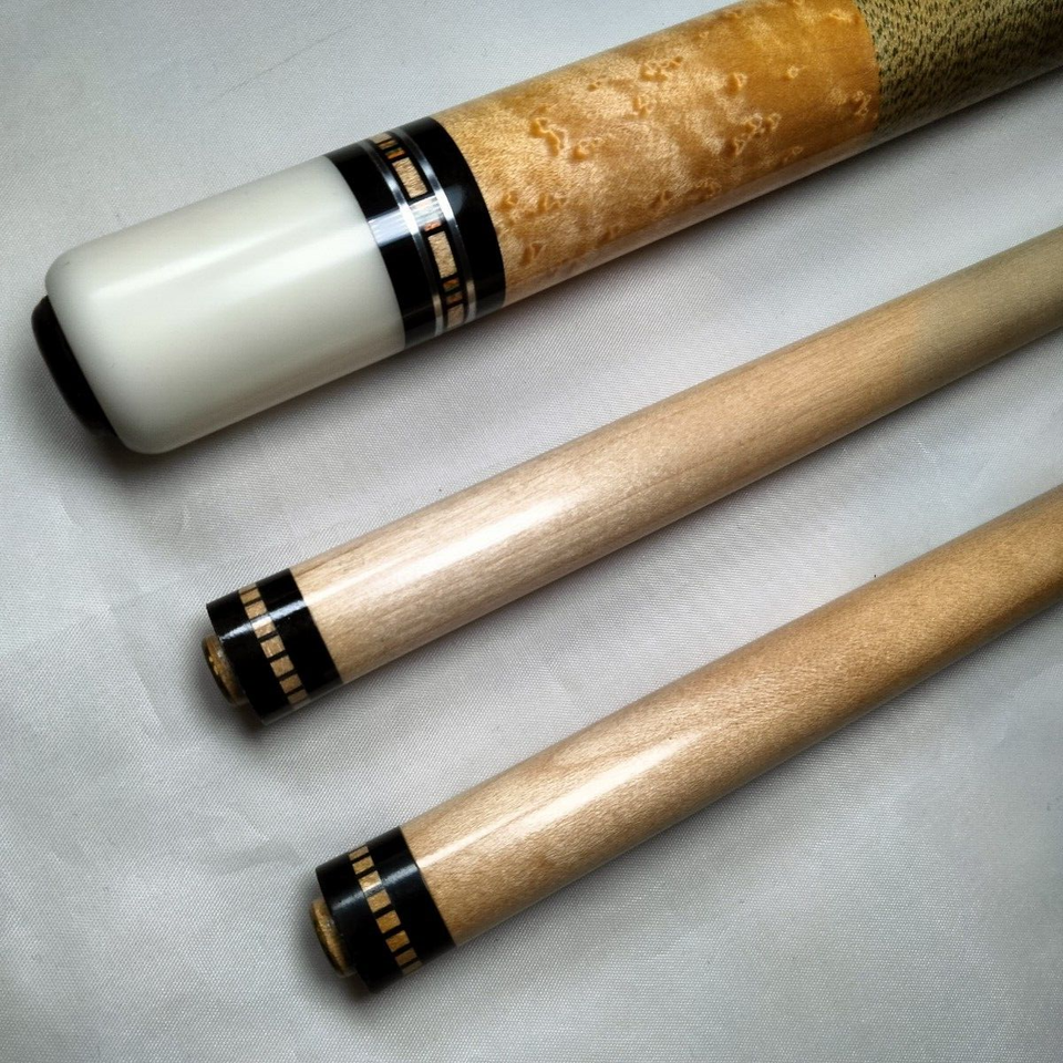 【Rare】Vintage TAD Straight Custom Billiard Cue Old Pool stick 2 Shafts ...