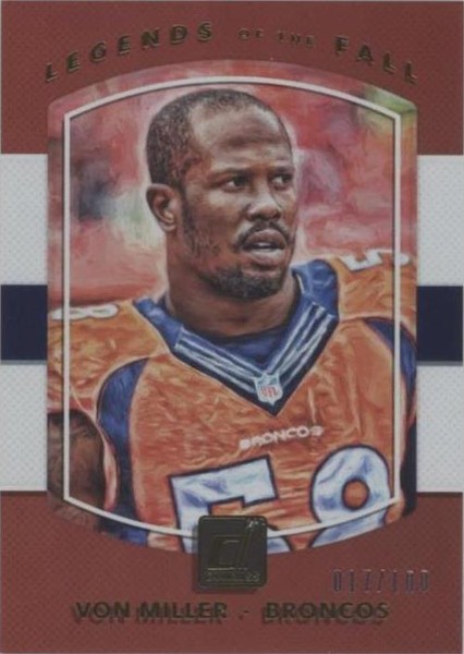 2017 Panini Donruss - Legends of the Fall Holo #7 Von Miller /100 for ...