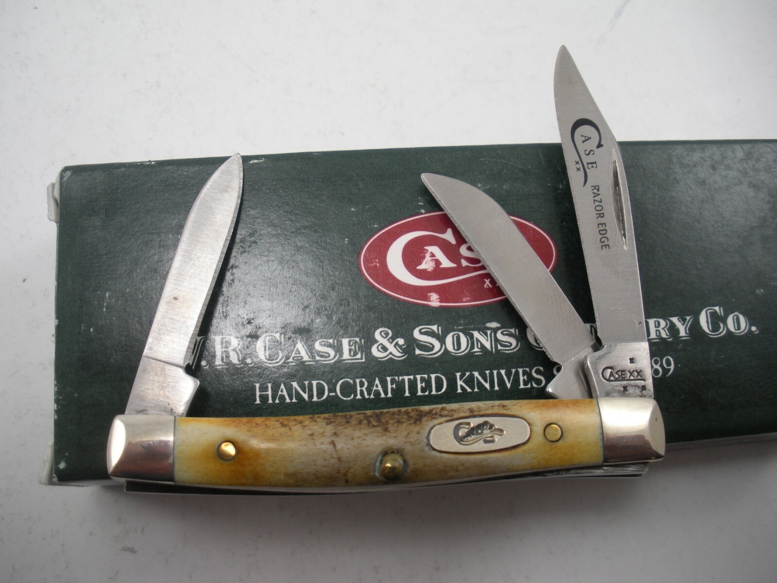 2007 CASE RAZOR EDGE STAG STOCKMAN Knife # 5333 SS NEVER USED IN BOX | eBay