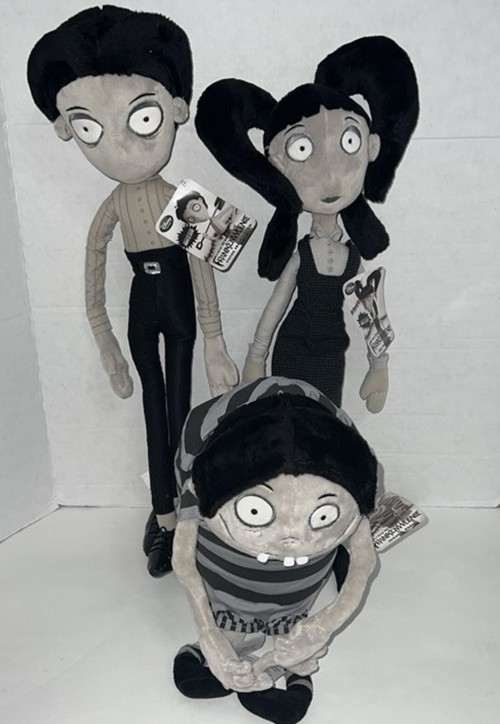 DISNEY PLUSH SET Frankenweenie Victor Frankenstein ELSA Van Edgar NWT ...