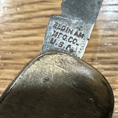 Vintage Elgin American Mfg. Co. Pocket Knife - Brass/Gold Filled | eBay
