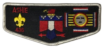 Ashie Lodge 436 San Diego County Council CA Flap WHT Bdr (YX2792) | eBay