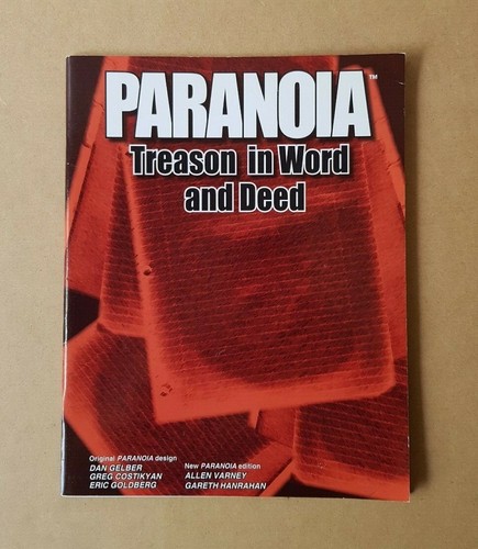 Paranoia Treason In Word And Deed RPG Sourcebook Mongoose Publishing ...