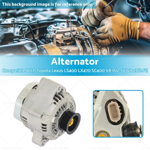 Alternator Suitable For Toyota Lexus LS400 LX470 SC400 V8 1UZ-FE V8 2UZ-FE 90-07 | eBay Australia