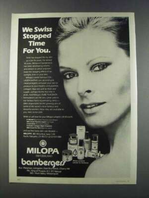1981 Milopa R Cream, Milo Cream & Cream Mask Ad - We Swiss | eBay