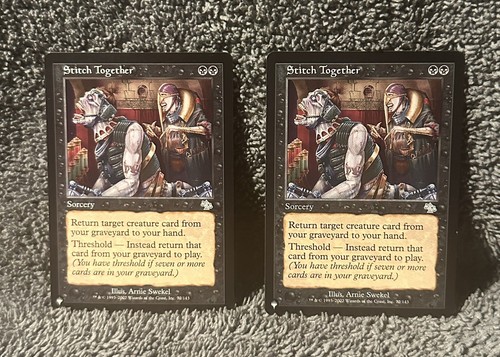 MTG (2) Stitch Together The List - Judgment 72/143 Regular Uncommon | eBay