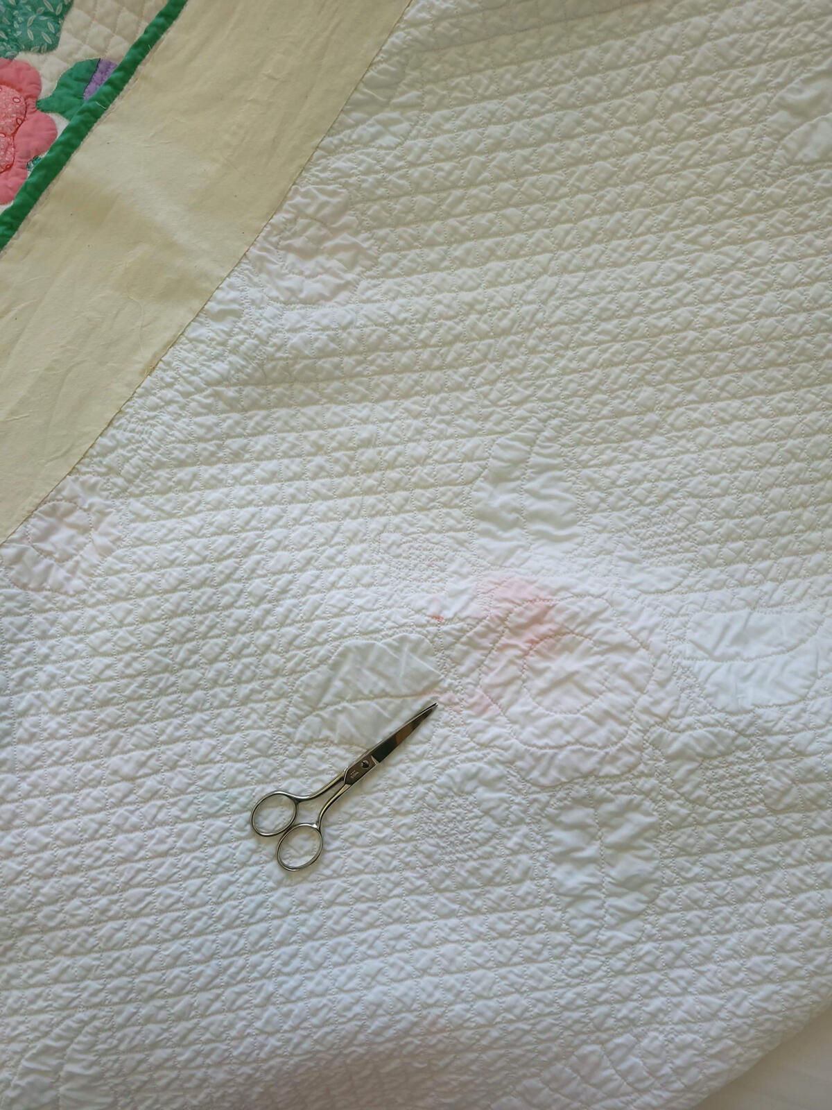 Amazing Showstopper Vintage QUILT 1934 Applique 86x69 Elizabeth Hawley ...