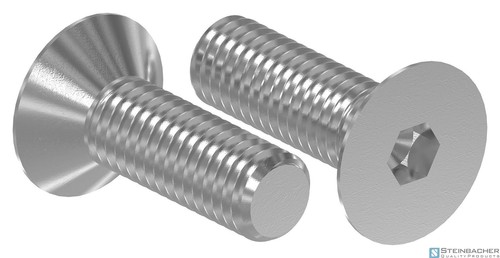 (15x) vis à tête fraisée en acier inoxydable M8x25, A4, ISO 10642 ...