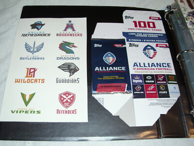 2001/2019/2020 XFL - AAF Topps/Topps Now Complete Set card lot (581 cards) | eBay