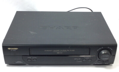 Sharp VC-A582 4-Head 19 Micron Heads VHS VCR Player | eBay