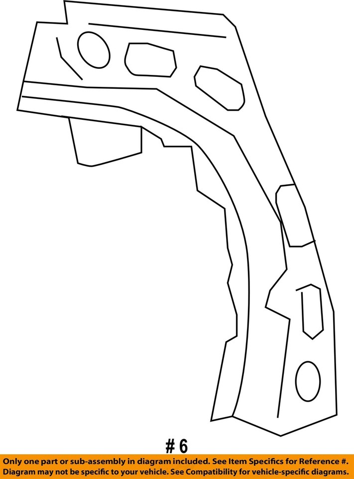 GM OEM 2013 ATS Quarter Panel Inner Structure-Front Reinf 22953763 | eBay