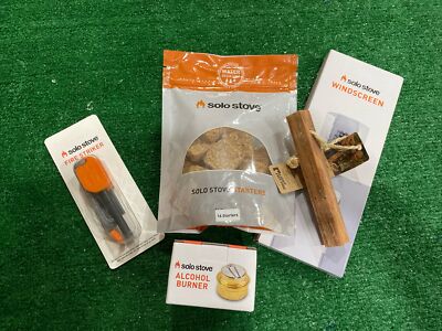 Solo Stove Starters, Windscreen, Fire Striker, Alcohol Burner, Tinder ...