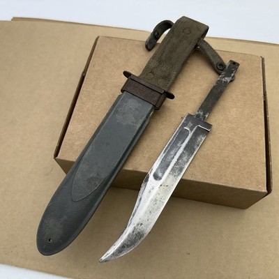 VINTAGE USN USMC MK2 SCABBARD SHEATH MARK 2 FIGHTING KNIFE WWII *NO ...