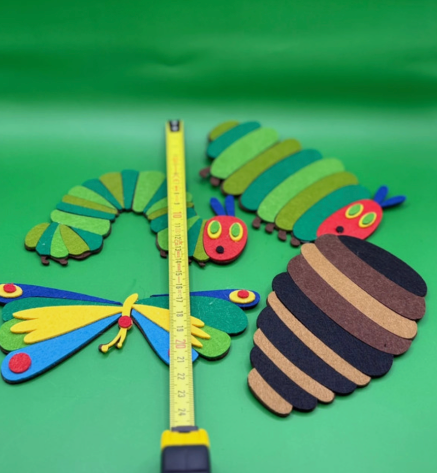 Large The Very Hungry Caterpillar Felt Props Storyboard Teaching Aid ...