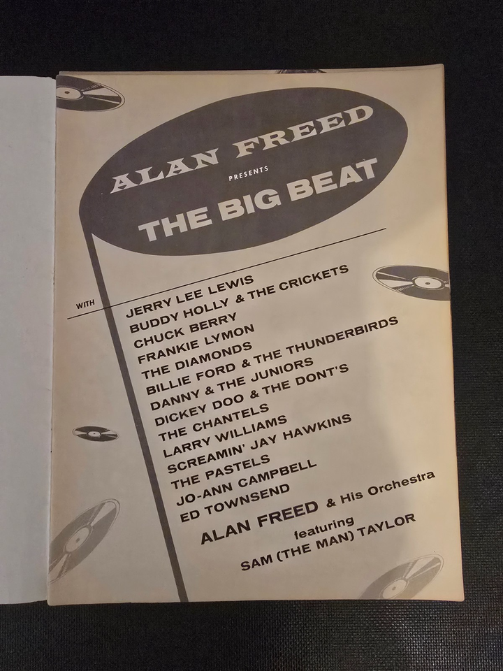 Alan Freed The Big Beat Autographed Concert Program 1958 | eBay