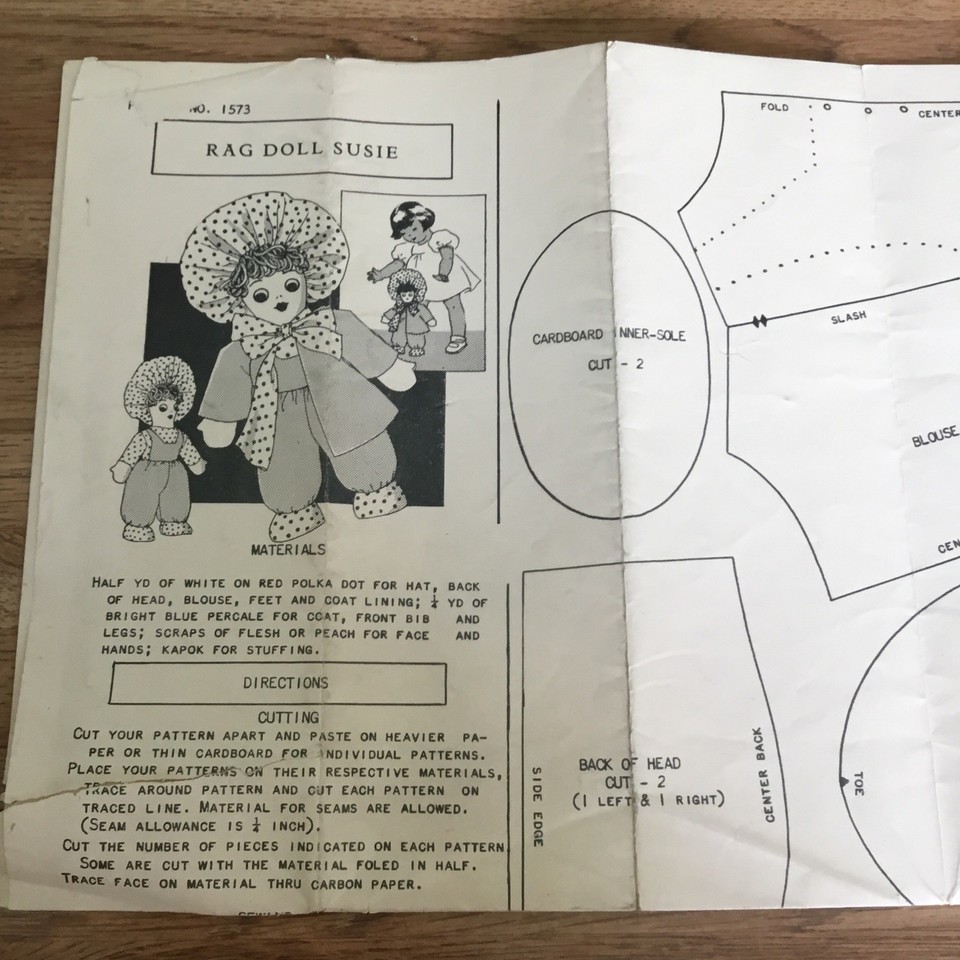 Vintage Crochet Doll Pattern Books And Rag Doll | eBay