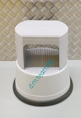 PARRS Kick Stool Step 150KG Kickalong Rolling Safety Platform Grey ...