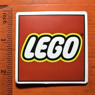 LEGO Waterproof Glossy Logo Decal Sticker 2"x2" | eBay