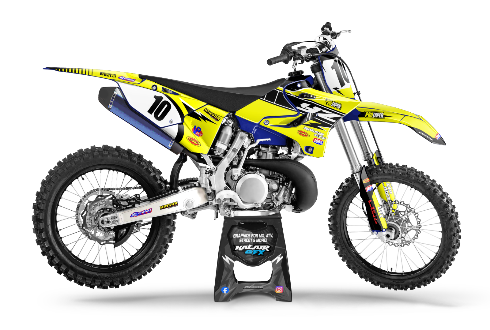 Graphics Kit for Yamaha YZ 125 250 (2015-2021) YZ125 YZ250 Speed ...