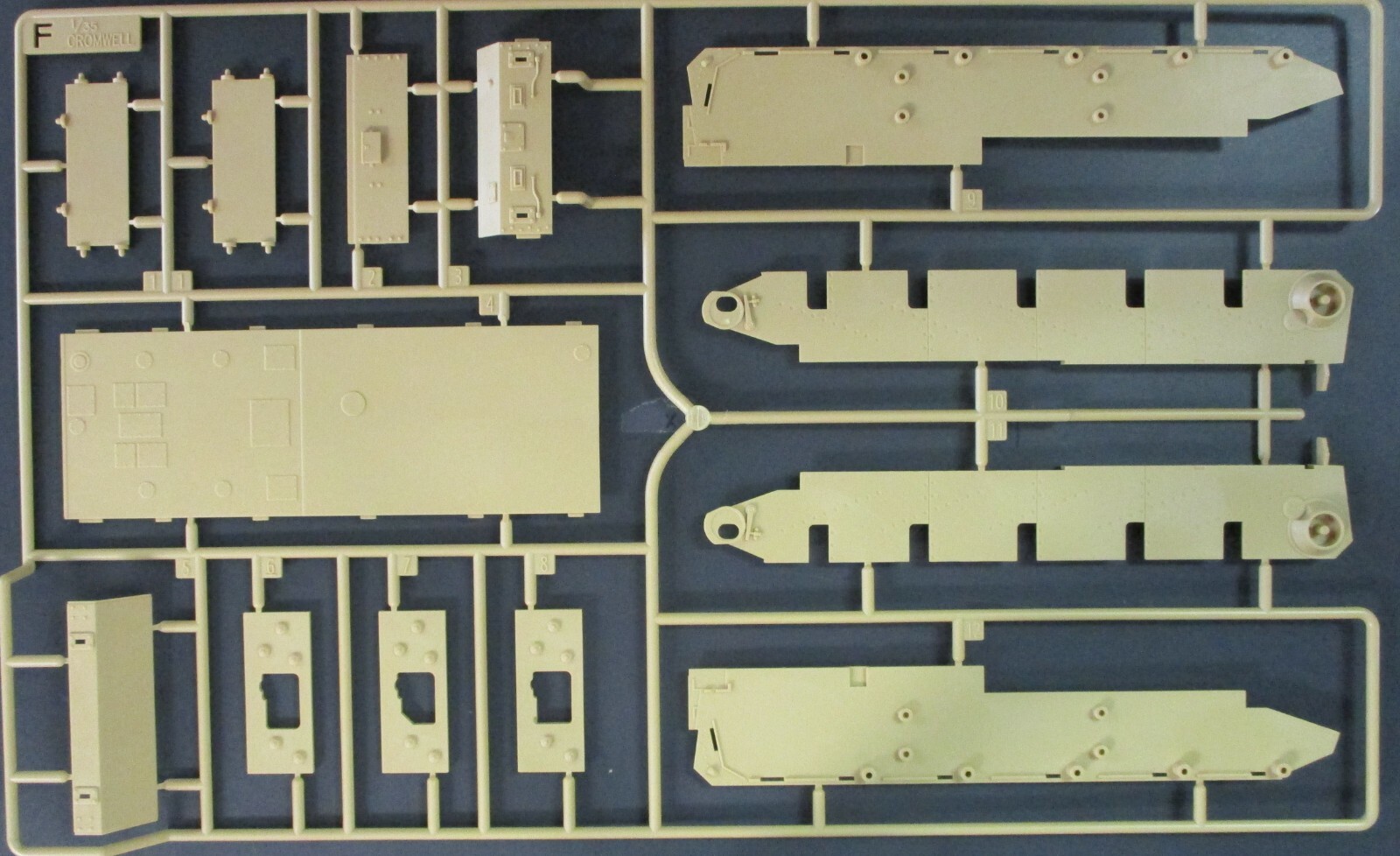 Airfix 1/35th Scale Cromwell Mk. IV - Parts Tree F from Kit No. A1373 ...