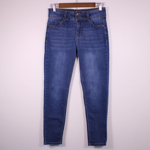 9th & Main Jeans Womens Size 6P Blue Faded Preppy Stretch Denim- (28.5 ...