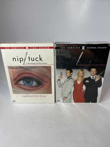 2 DVD BOX SETS Nip Tuck - The Complete Seasons 1 & 2 Mint Condition ...