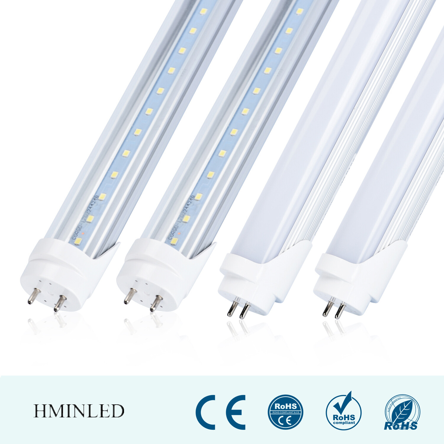 4ft T8 T12 LED Tube 22W Clear Milky Universal Replacement Fluorescent ...