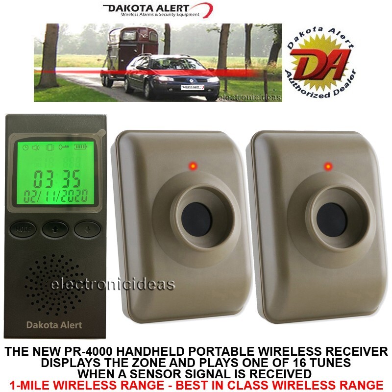 Dakota Wireless Motion Detectors DAKOTA ALERT DCMA 4000+MTPR 4000