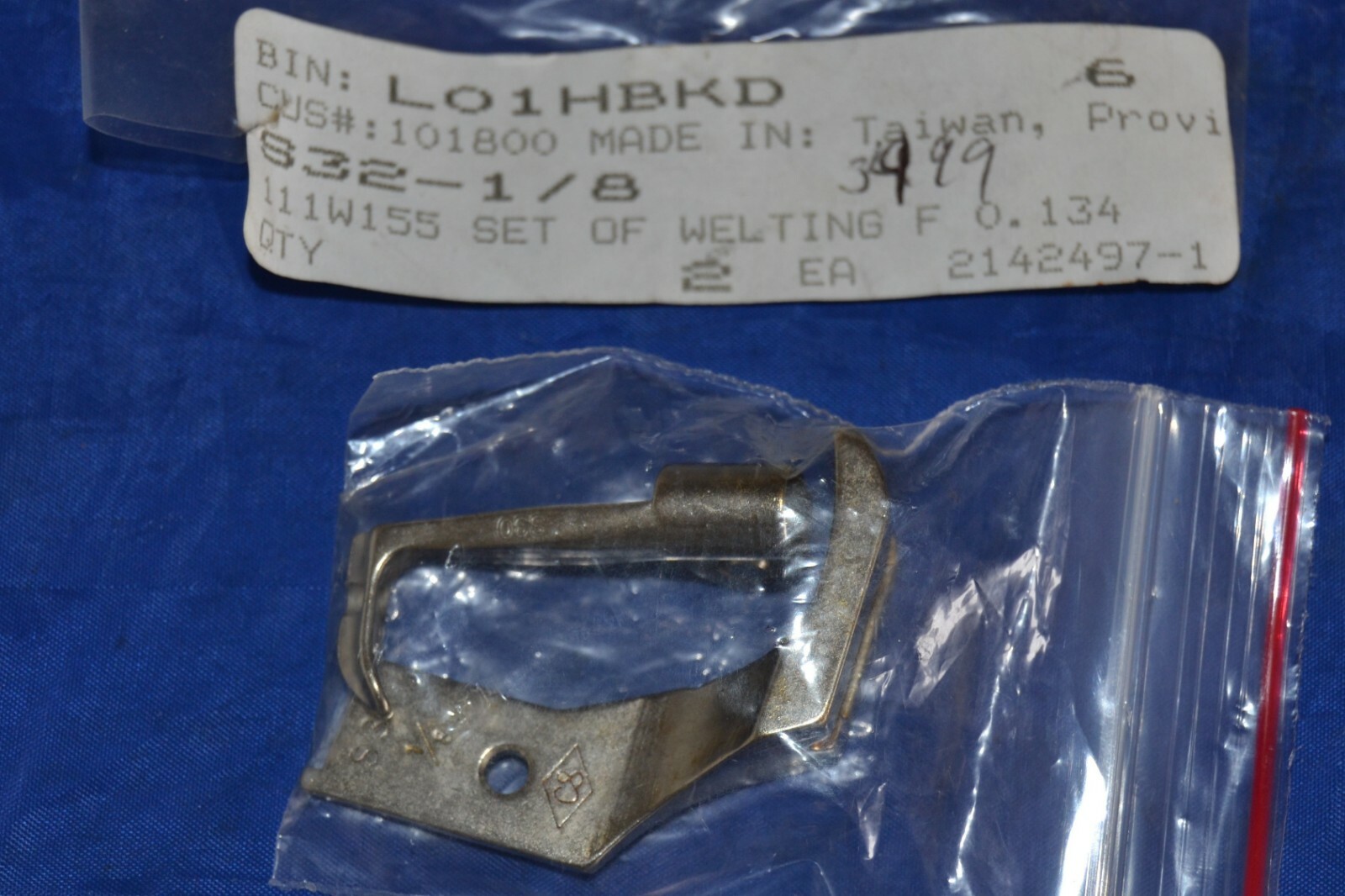 1/8 WELTING FOOT SET SINGER 111W155 INDUSTRIAL SEWING MACHINE PART S30 ...