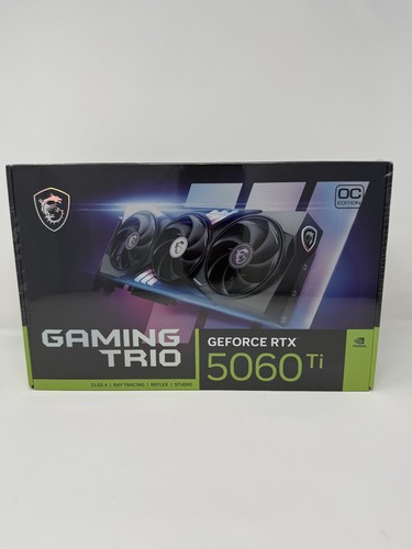 1PCS NEW MSI RTX 5060Ti 8G GAMING TRIO OC Graphics card UPS GROUND SAME ...