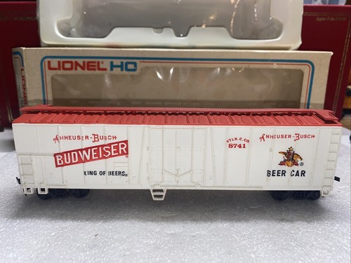 Lionel HO Budweiser Beer Reefer Box Car, All Steps, OG Box, 5-8741 | eBay