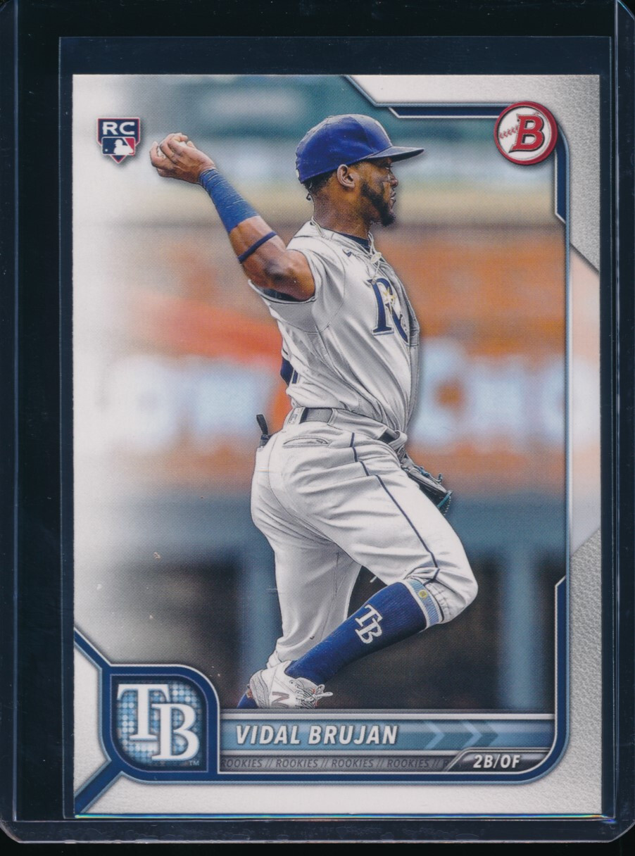 VIDAL BRUJAN 2022 Bowman Paper Rookies TAMPA BAY RAYS Rookie Card RC | eBay
