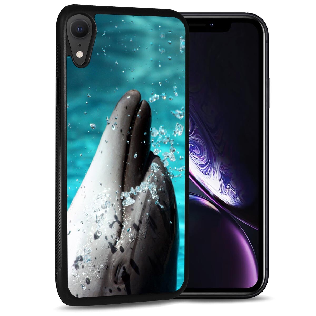( For iPhone XR ) Back Case Cover AJ12369 Dolphin | eBay