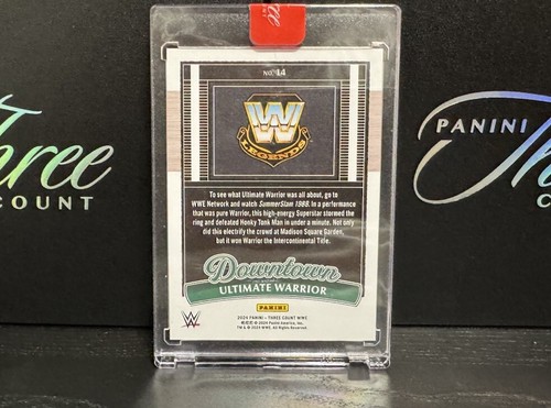 🔥2024 WWE Panini Three Count FOTL DOWNTOWN🔥 The Ultimate Warrior ...