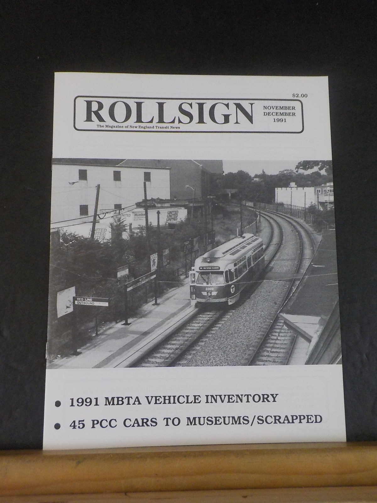Rollsign Magazine of New England Transit News 1991 November December ...