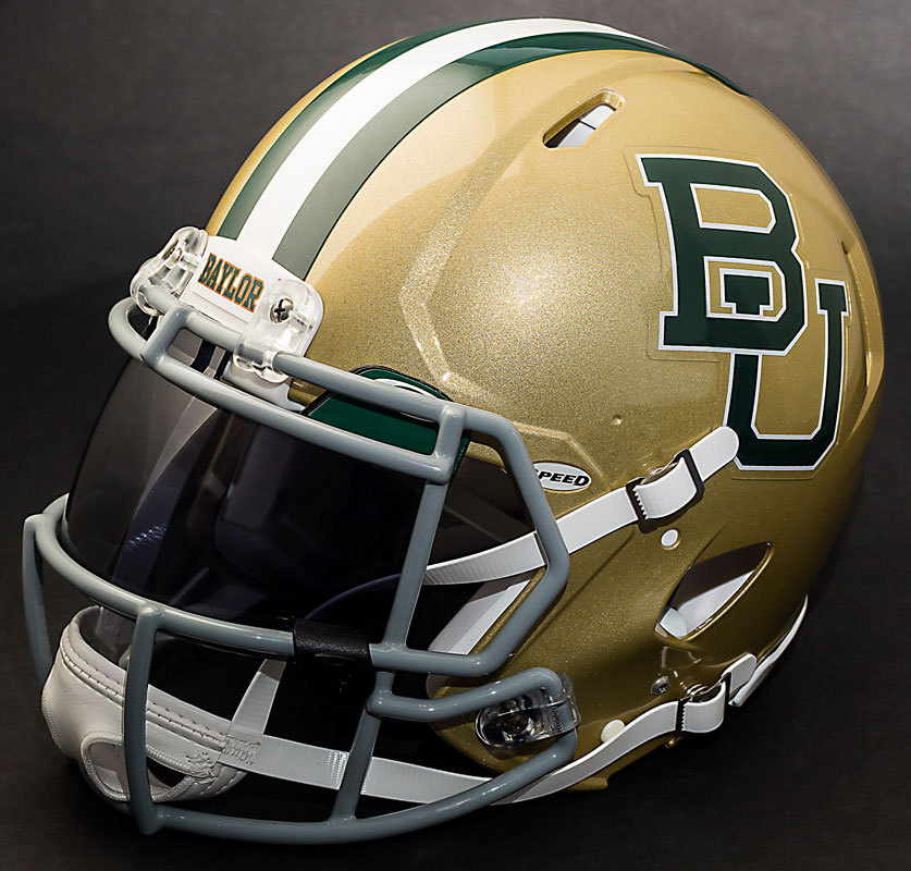 *CUSTOM* BAYLOR BEARS NCAA Riddell Speed AUTHENTIC Football Helmet | eBay