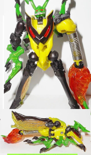 TRANSFORMERS Beast Machines BUZZSAW 2000 wasp waspinator bee insecticon ...
