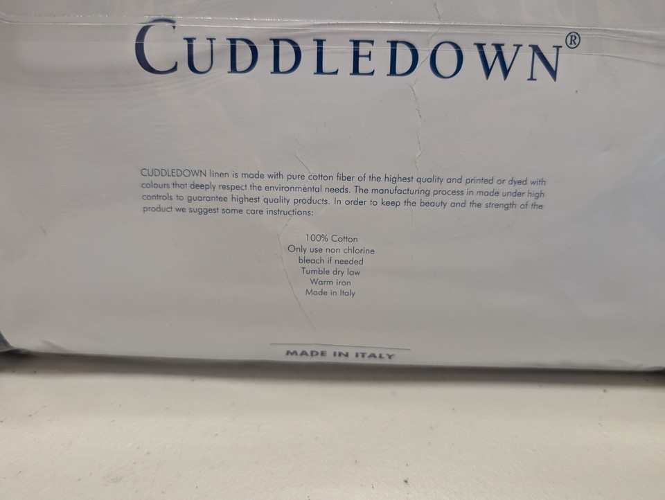 NEW Cuddledown Marano Multi Color Paisley QUEEN Over Sized Duvet Cover ...