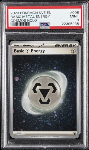 2023 POKEMON SVE EN-BASIC ENERGIES COSMOS HOLO #008 BASIC METAL ENERGY ...