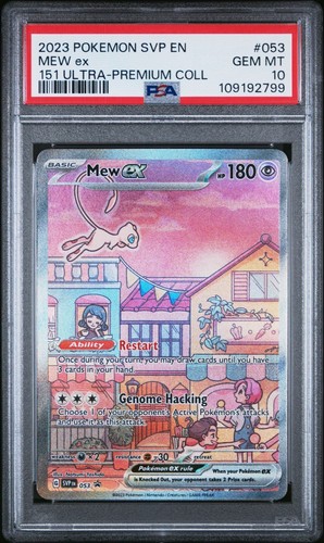 2023 POKEMON SVP EN MEW ex 151 ULTRA-PREMIUM COLL #053 PSA 10 GEM MT | eBay