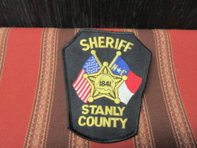 Stanly County, North Carolina Sheriff Patch - American Flag and NC flag ...