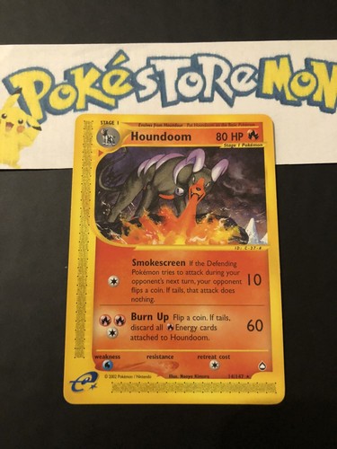 Pokémon - Houndoom - Aquapolis - No Holo - 14/147 - English - Near Mint ...