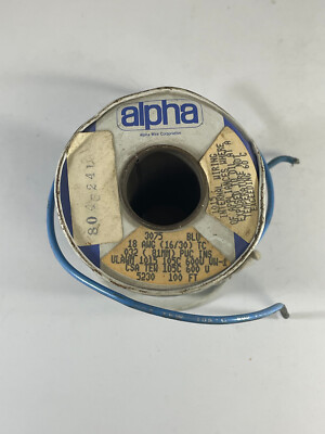 (25FT) ALPHA WIRE 3075 18 AWG ULAWM 1015 105C 600V FAST SHIPPING!!! | eBay