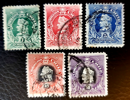 Old Chile Stamps Lot#84L (1902 set of 5) | eBay