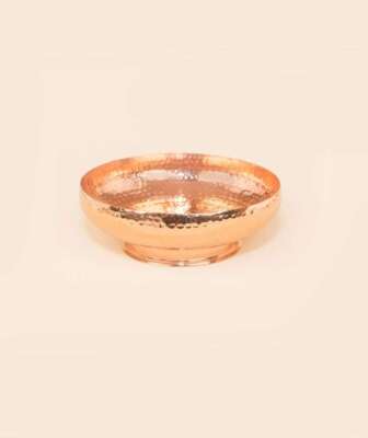 ISHA LIFE Hammered Copper Uruli - Medium BY SADHGURU , FREE SHIPPING ...