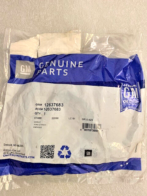 ENGINE VALVE COVER GASKET GM GENUINE PARTS 12637683 | eBay