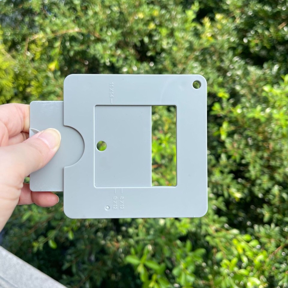 2x View Finder With Sliding Mechanism Color Isolation For Painting ...