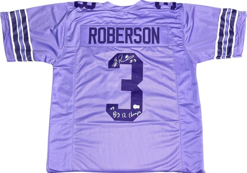 Kansas State Wildcats Ell Roberson Signed Custom Jersey Beckett ...