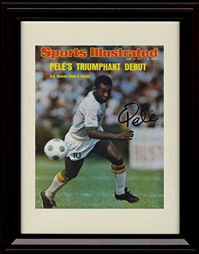 16x20 Framed Pele SI Autograph Promo Print | eBay
